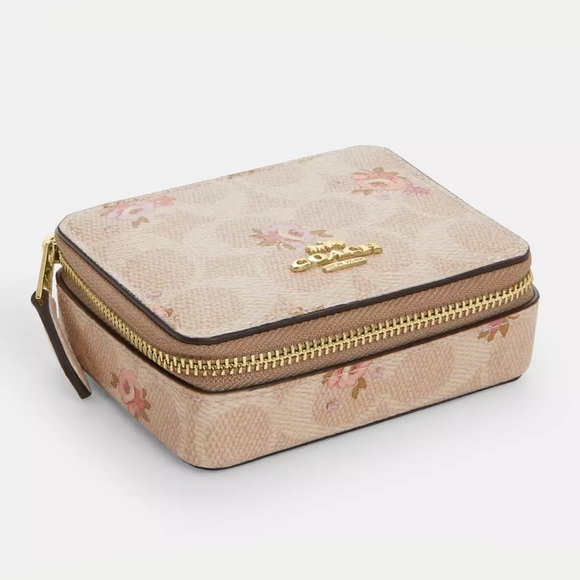Coach | Bags | Coach Weekly Pill Box In Signature Canvas With Floral ...